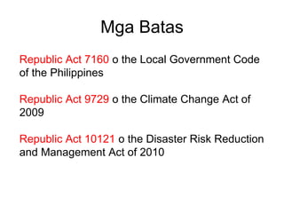 Evolution of DRR_Tagalog.pptx | Disasters