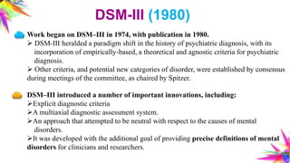 Evolution of DSM | PPTX | Sexual Conditions | Sexual Health