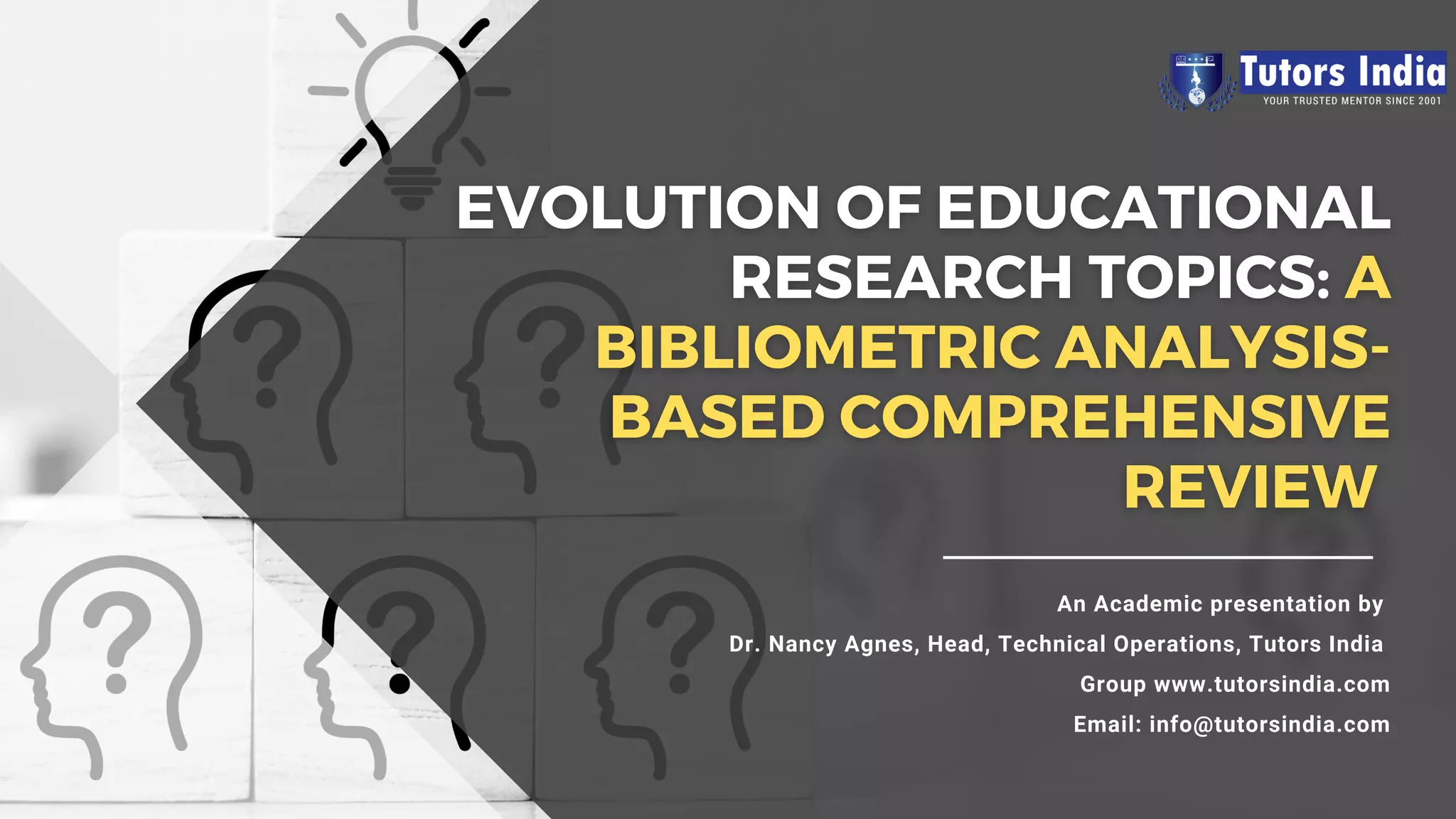 Evolution of educational research topics a bibliometric analysis-based ...