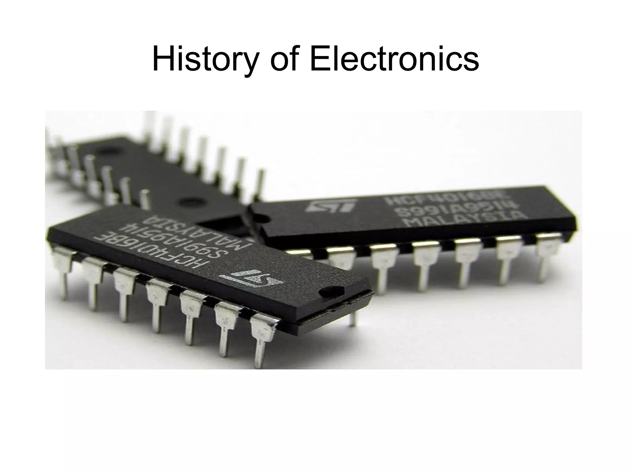 Evolution of electronics | PPT