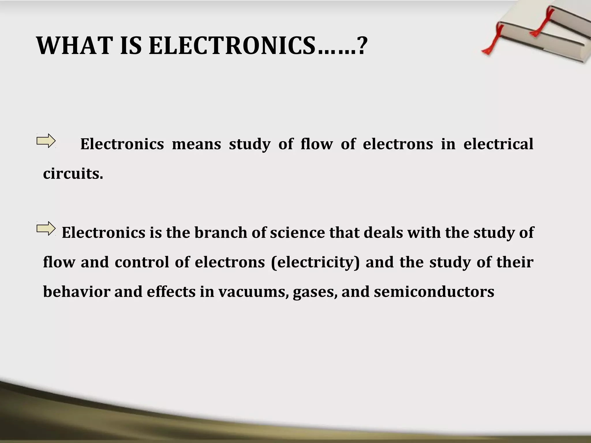 Evolution of electronics | PPT