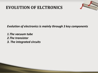Evolution of electronics | PPT