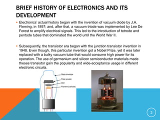 Evolution of electronics | PPTX