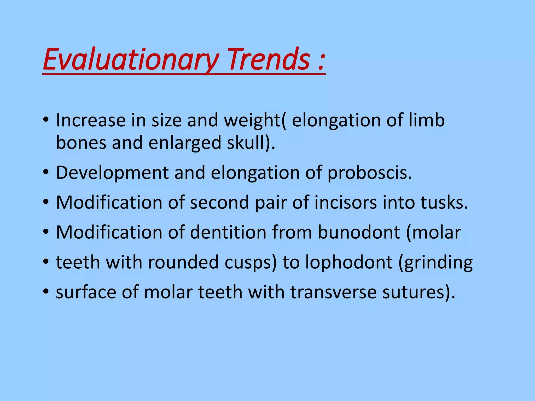 Evolution of elephas in paleontology | PPTX
