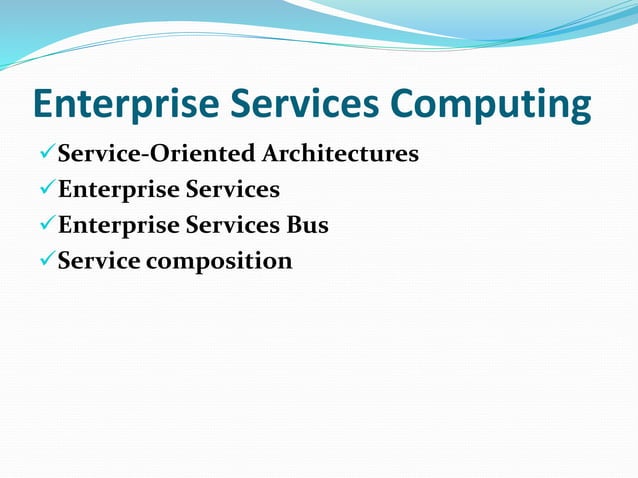 Evolution of enterprise systems architectures | PPTX