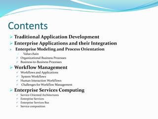 Evolution of enterprise systems architectures | PPTX