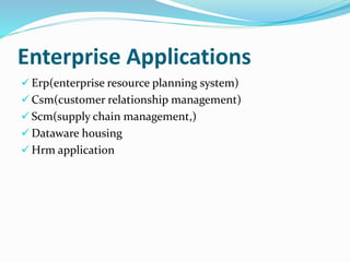 Evolution of enterprise systems architectures | PPTX