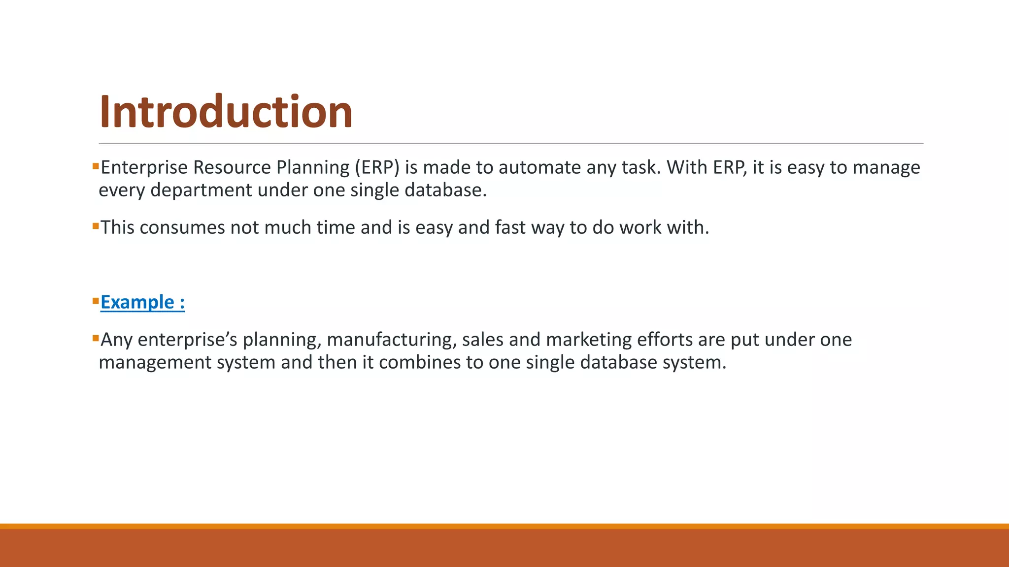Evolution of ERP System | PPTX