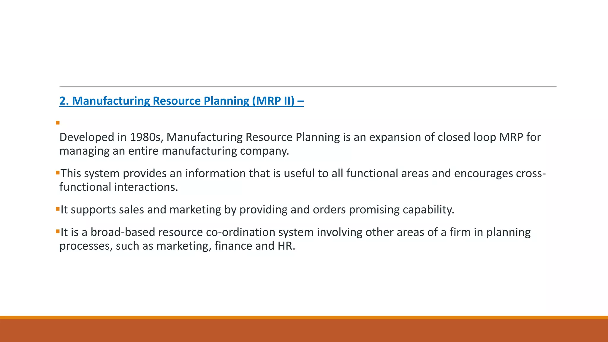 Evolution of ERP System | PPTX