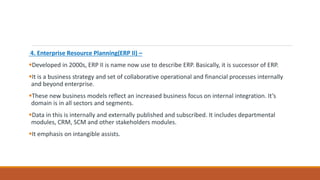 Evolution of ERP System | PPTX