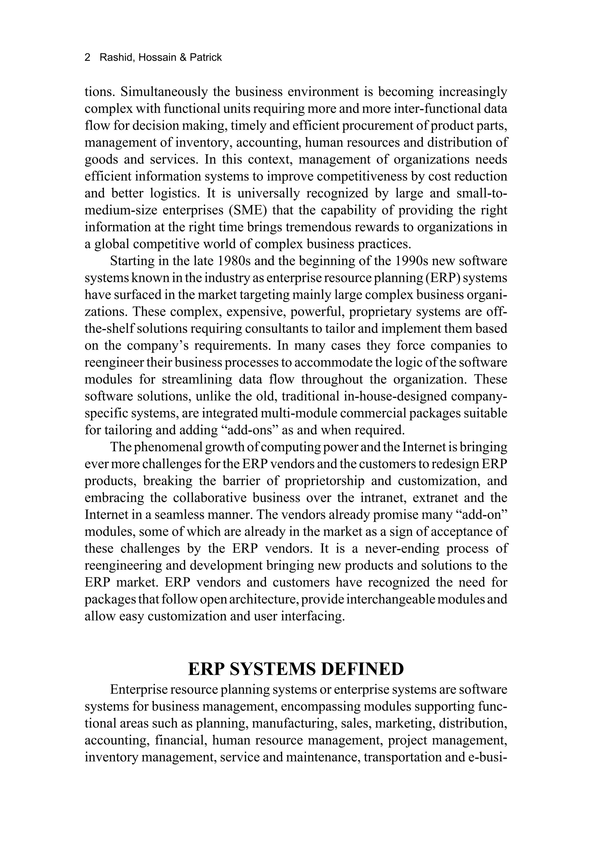 Evolution of erp systems | PDF