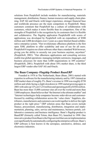 Evolution of erp systems | PDF