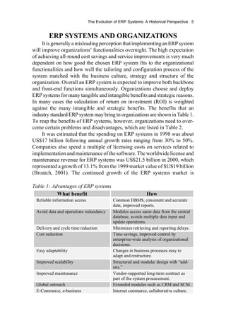 Evolution of erp systems | PDF | Computing | Technology & Computing