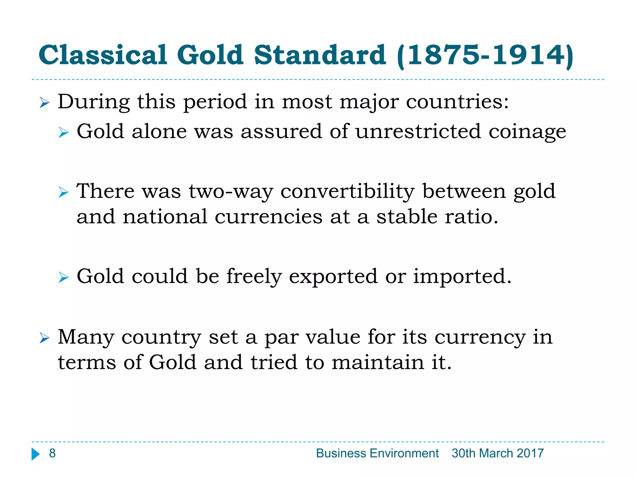 Evolution of exchange rates over 100 years | PPTX