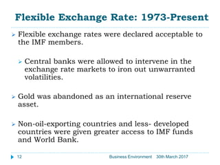Evolution of exchange rates over 100 years | PPTX