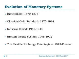 Evolution of exchange rates over 100 years | PPTX