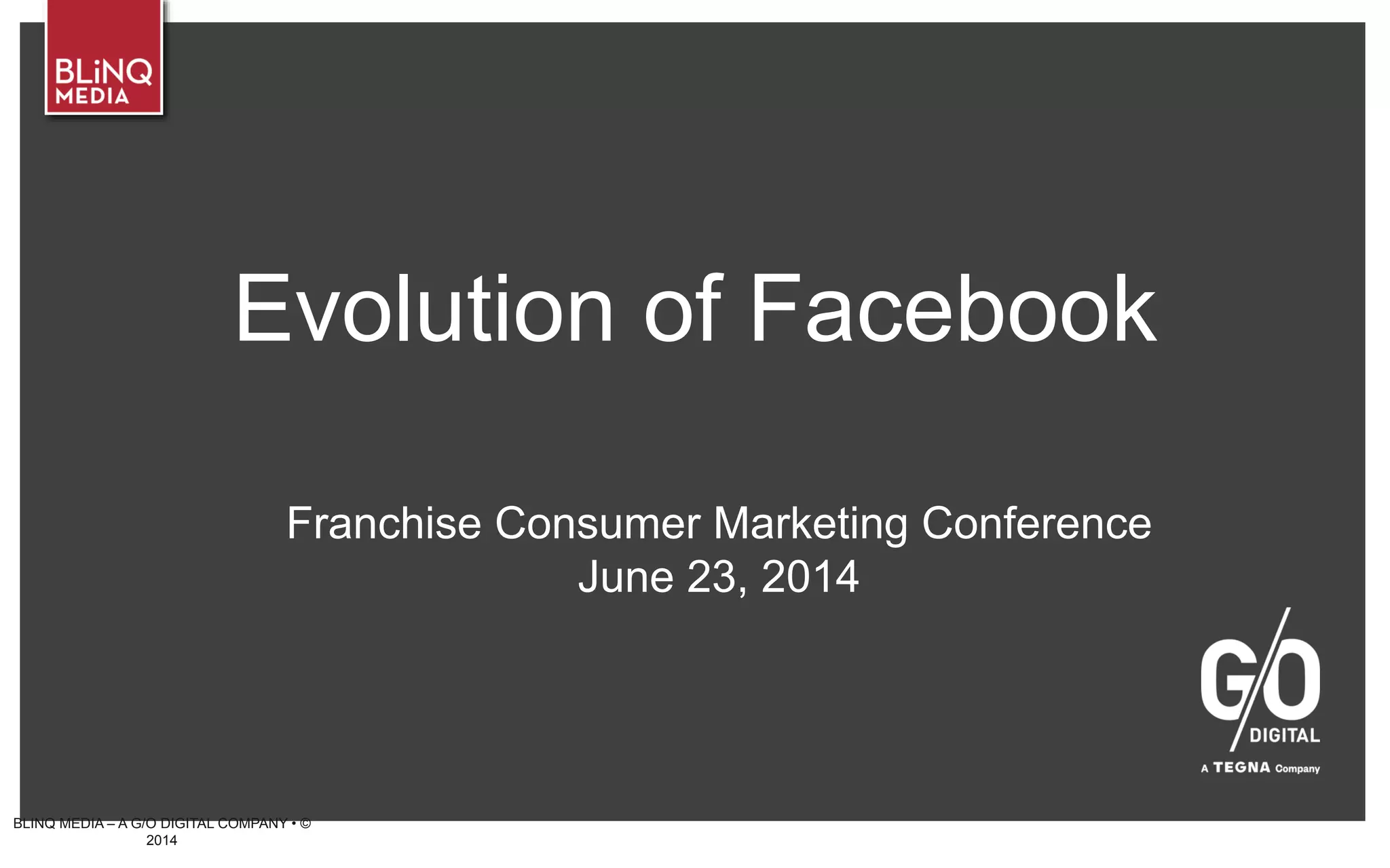 The Evolution of Facebook | PPT