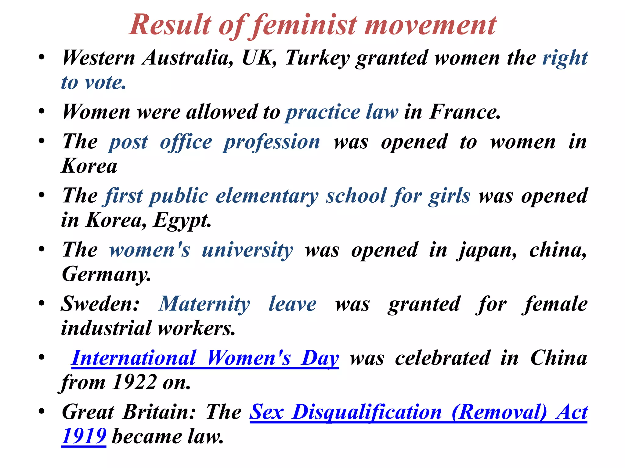 Evolution of feminism | PPTX