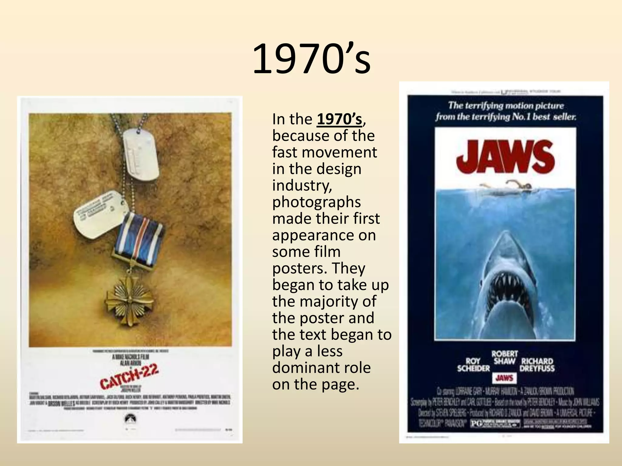 Evolution of film posters | PPTX