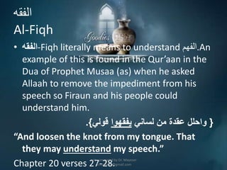 Evolution of Fiqh Part I.pptx