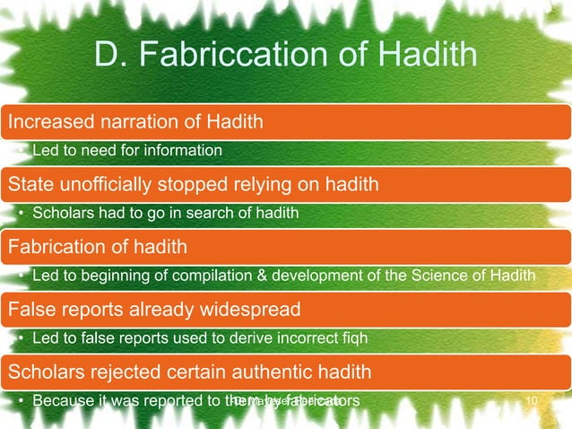 Evolution of Fiqh Part V.ppt