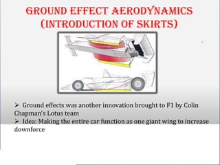 Evolution of formula 1 cars | PPTX