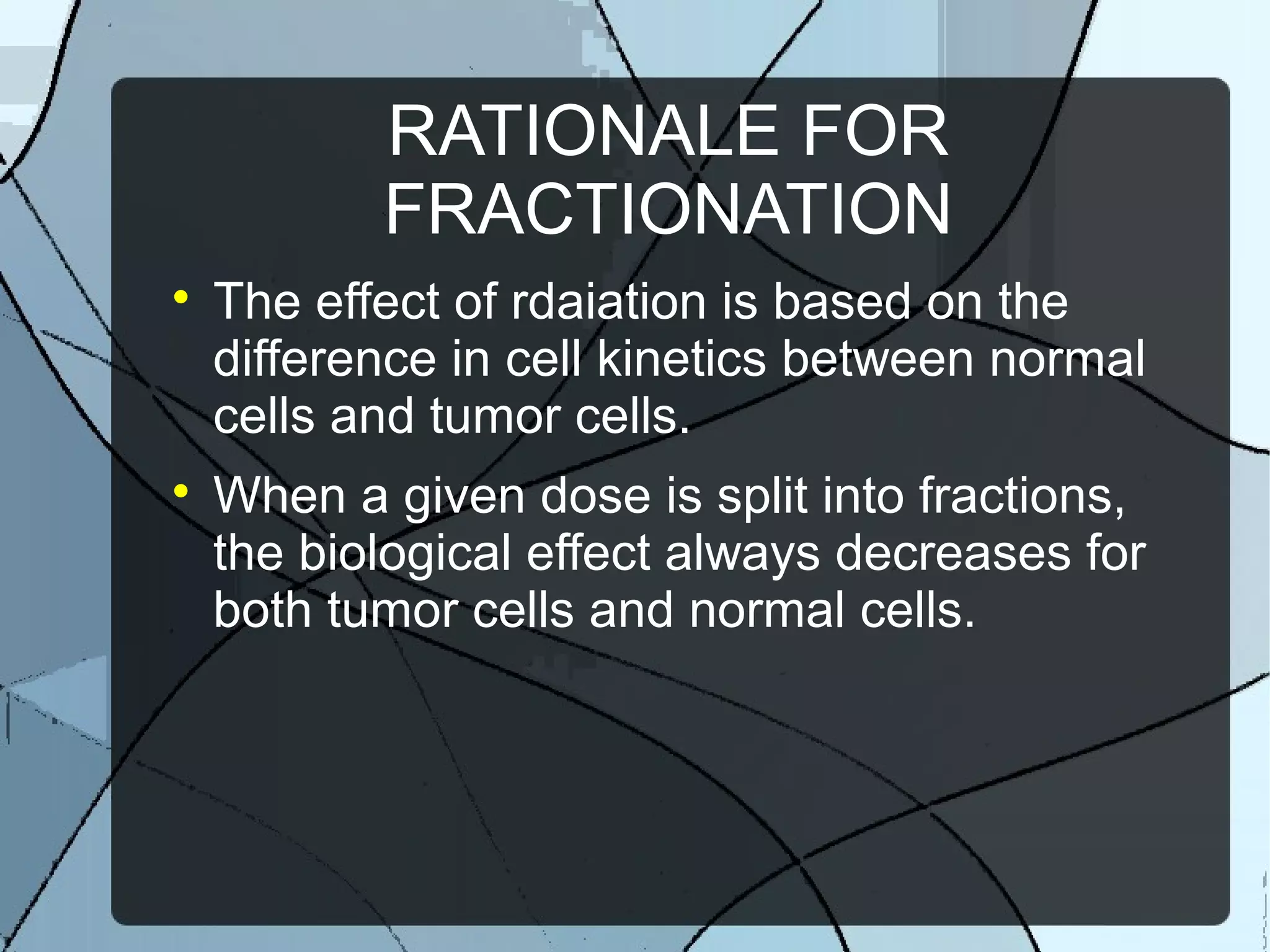 Evolution of Fractionation and Conventional Fractionation in ...