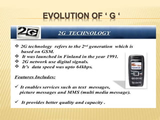 Evolution of ‘ G ‘ | PPTX