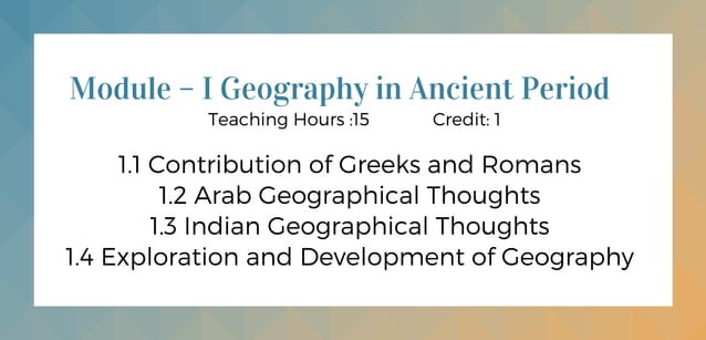 Evolution of Geographical Thought | PDF | Geography | Science