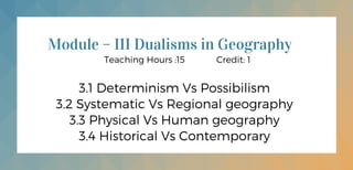 Evolution of Geographical Thought | PDF
