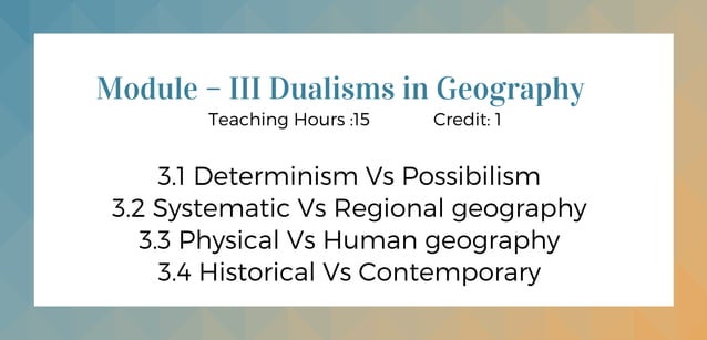 Evolution of Geographical Thought | PDF | Geography | Science