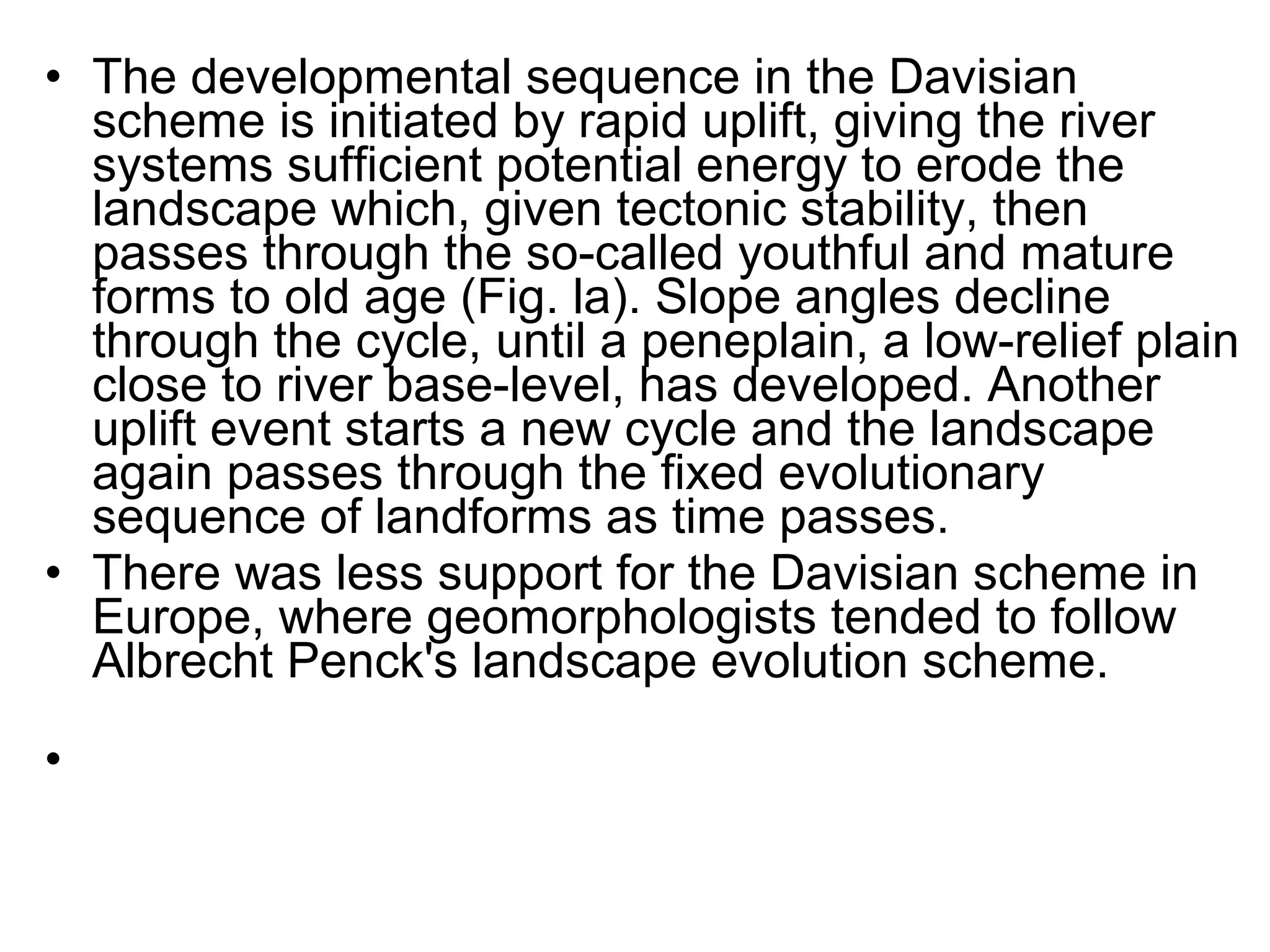 Evolution of Geomorphic theory- Geomorphology Chapter | PPT