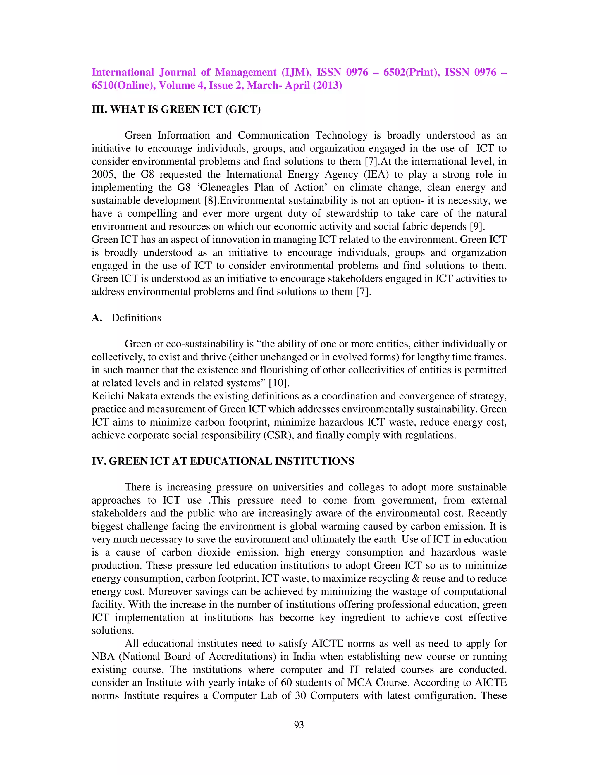 Evolution of green ict implementation in education sector a study of ...