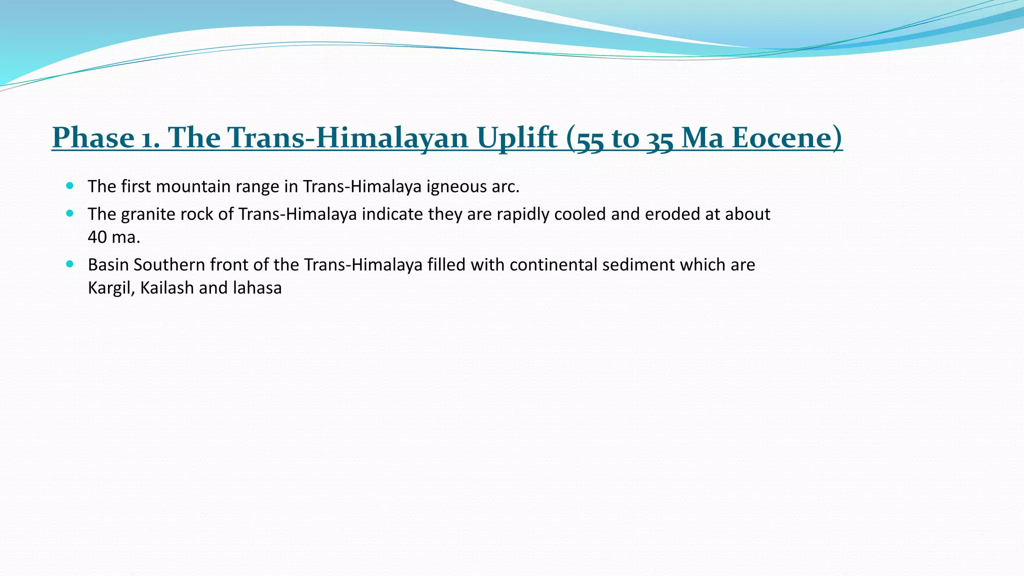 Evolution of himalaya | PPTX