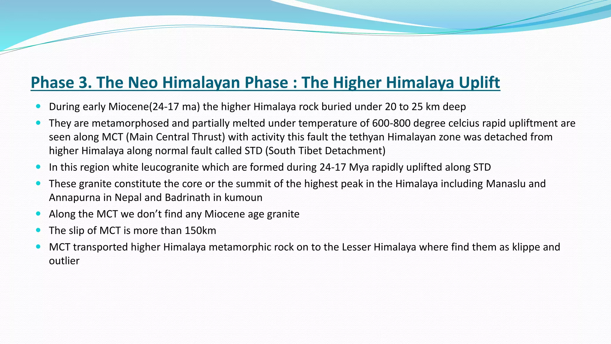 Evolution of himalaya | PPTX