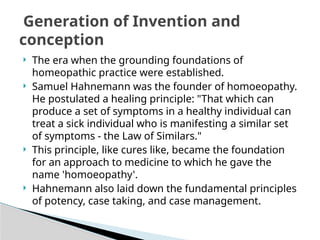 History of the Evolution of Homeopathy.pptx