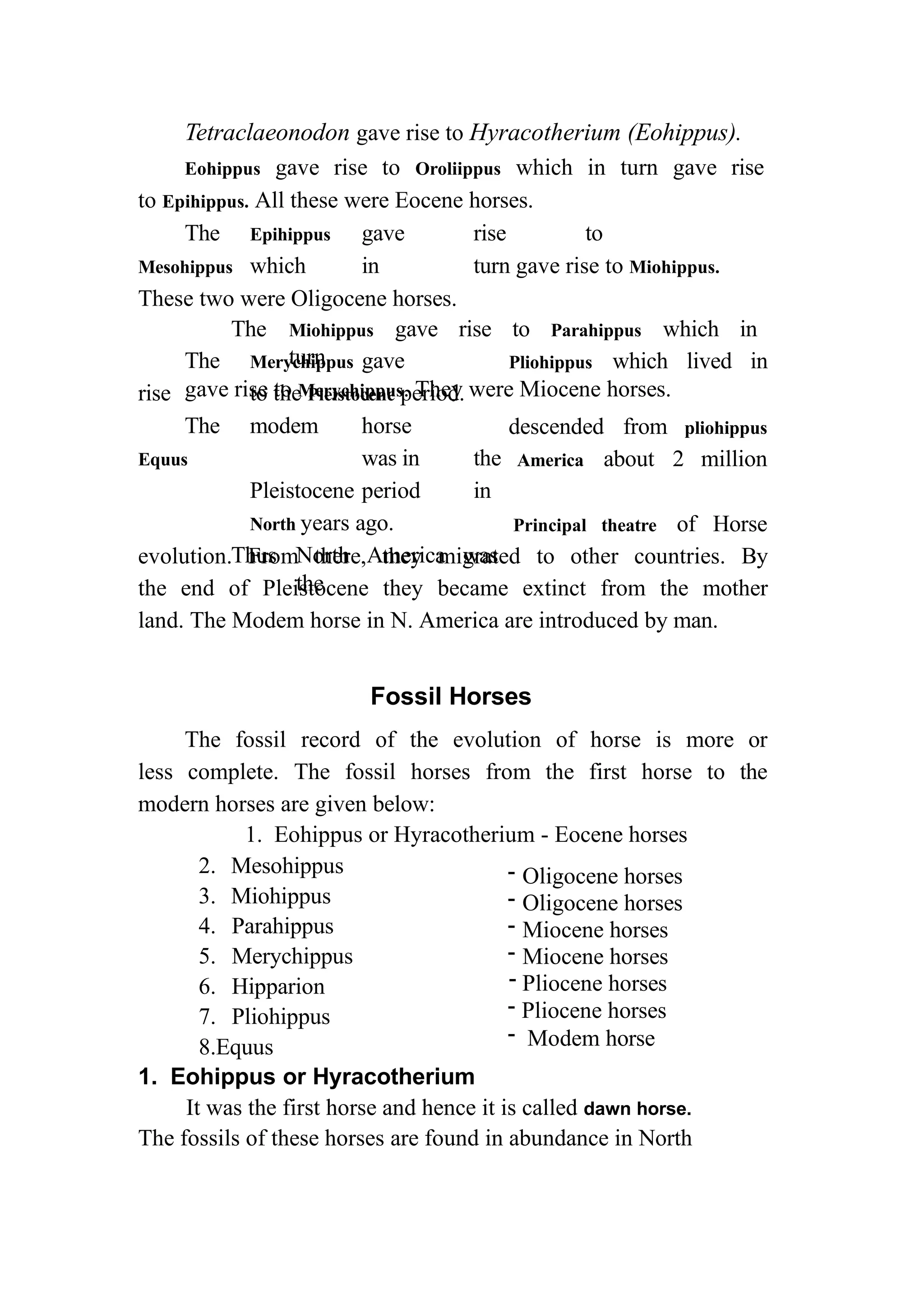 evolution of horse and man.pptx........... | PPTX