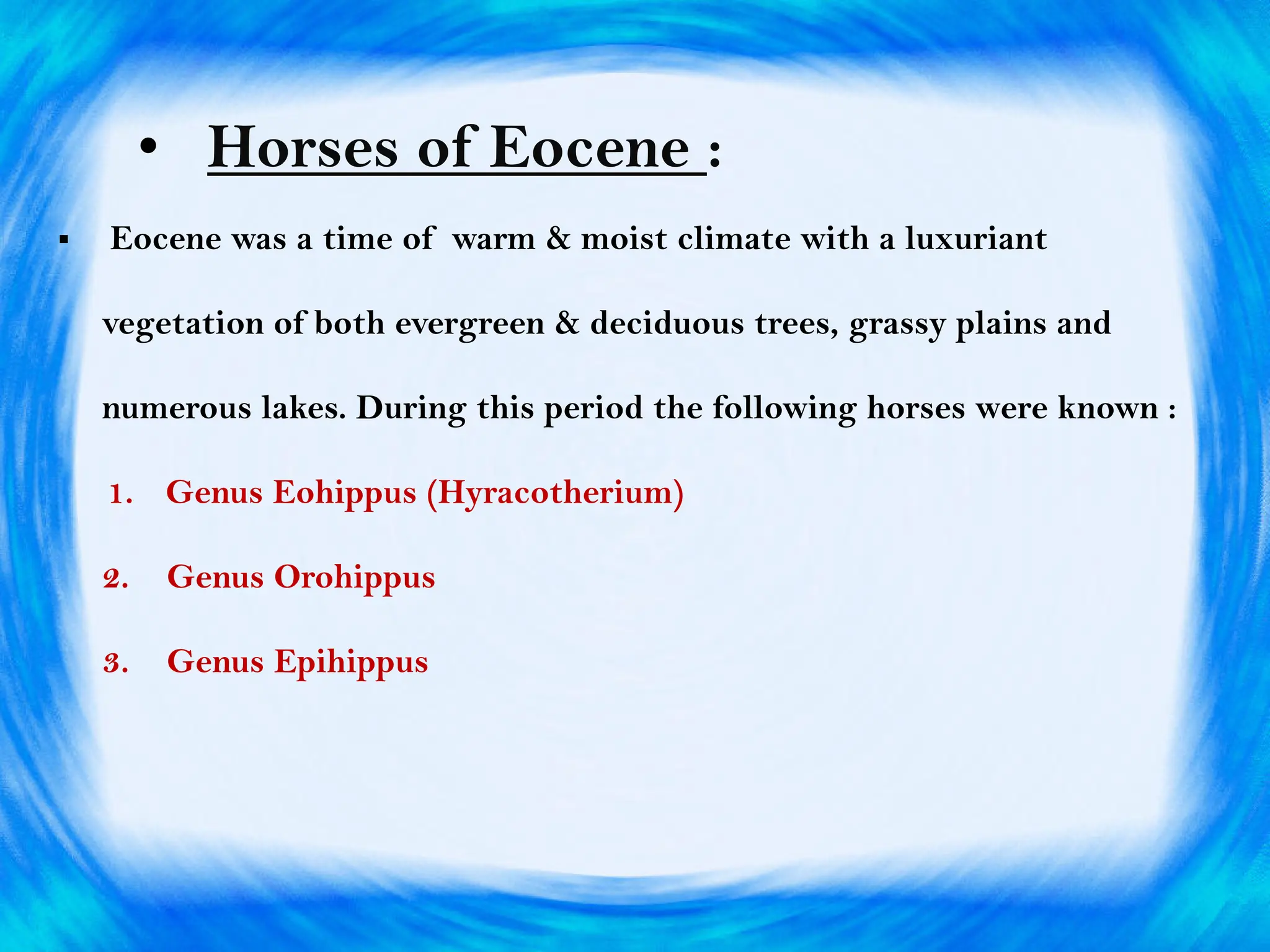 Evolution Of Horse - Introduction, Taxonomy, Evolutionary trends, Types ...