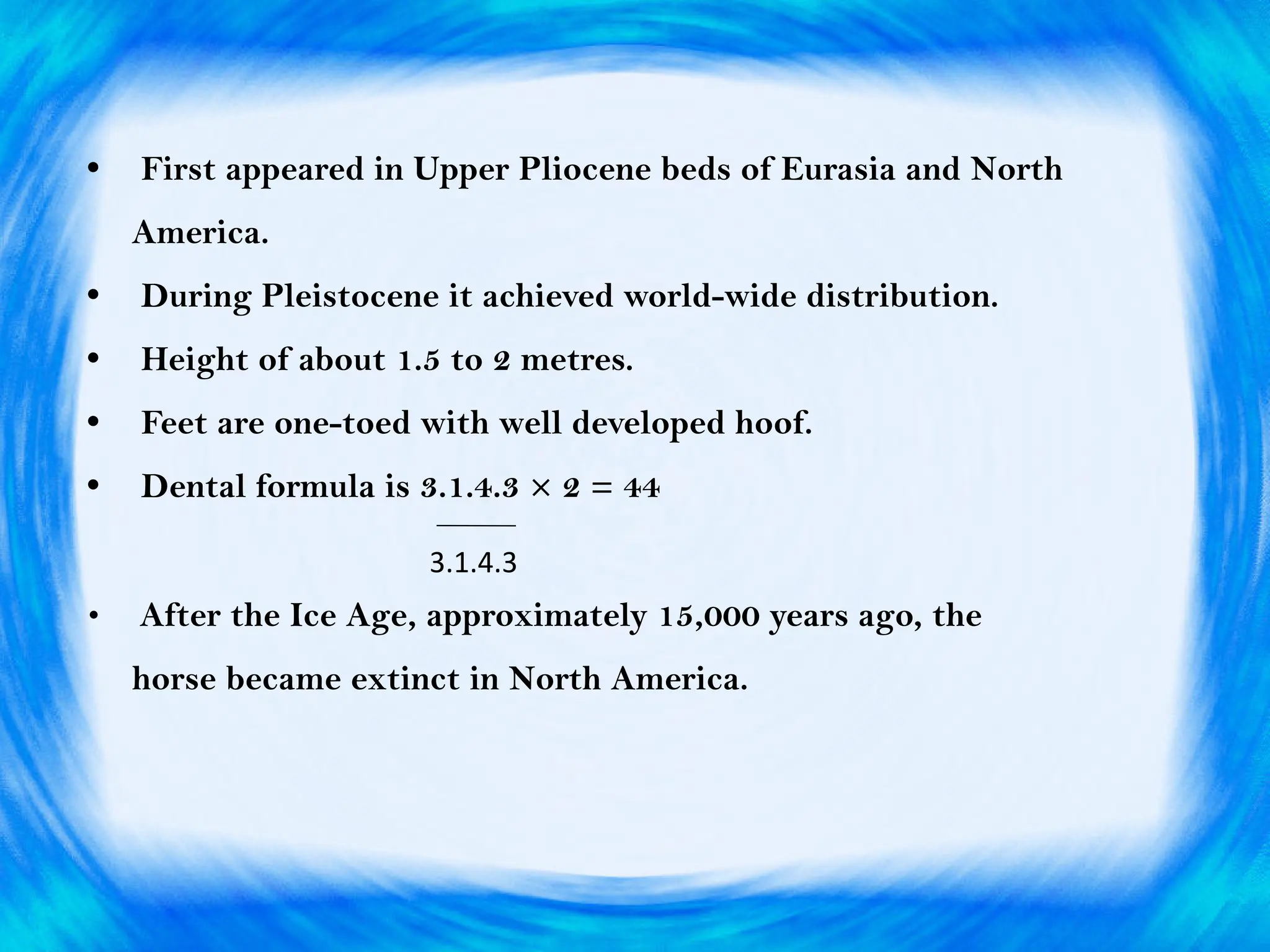 Evolution Of Horse - Introduction, Taxonomy, Evolutionary trends, Types ...