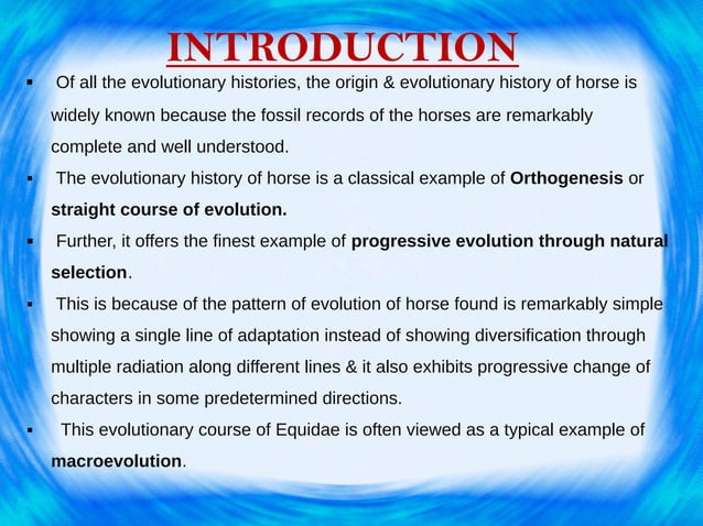 Evolution Of Horse - Introduction, Taxonomy, Evolutionary trends, Types ...