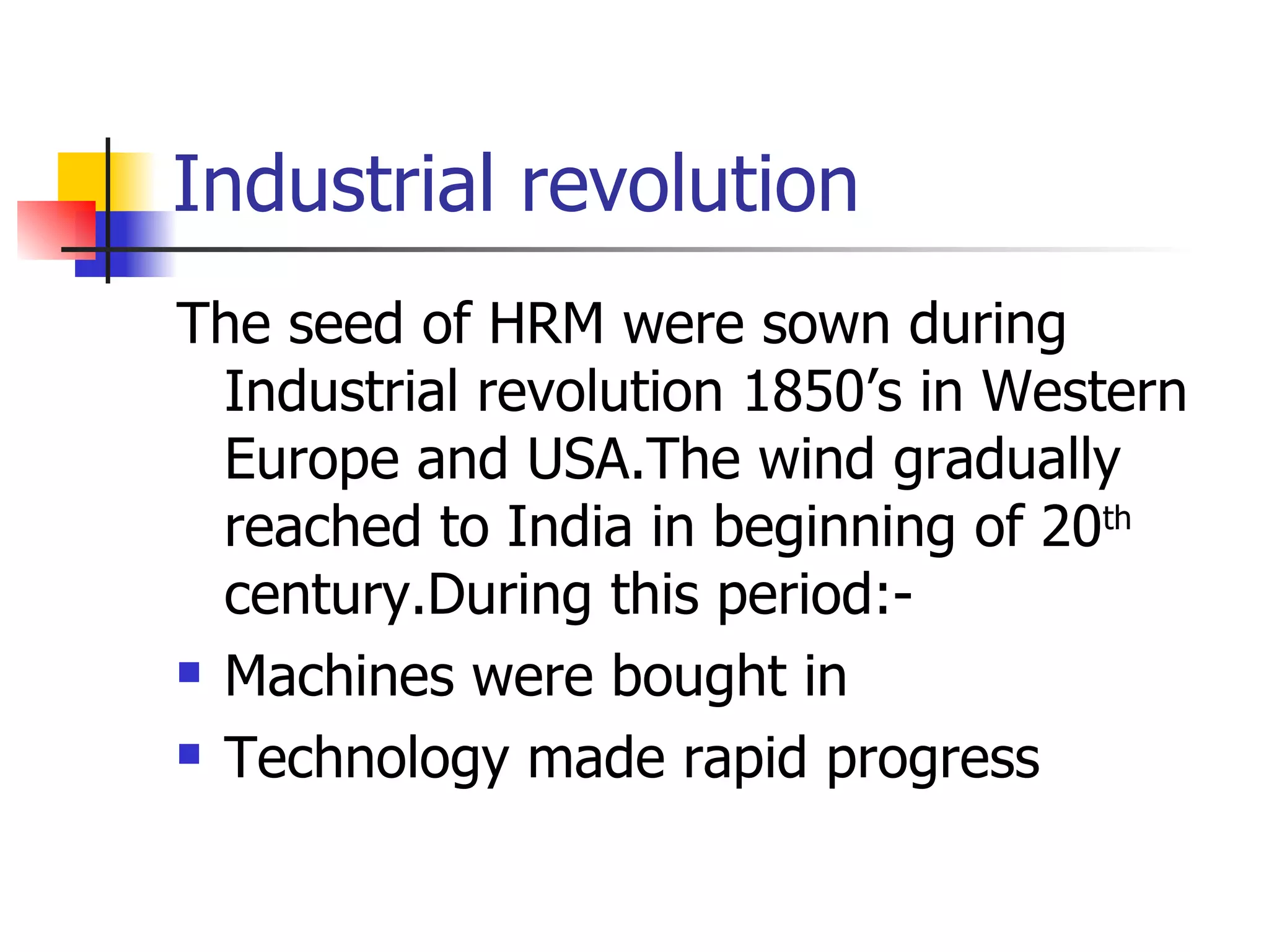 Evolution of hrm | PPT