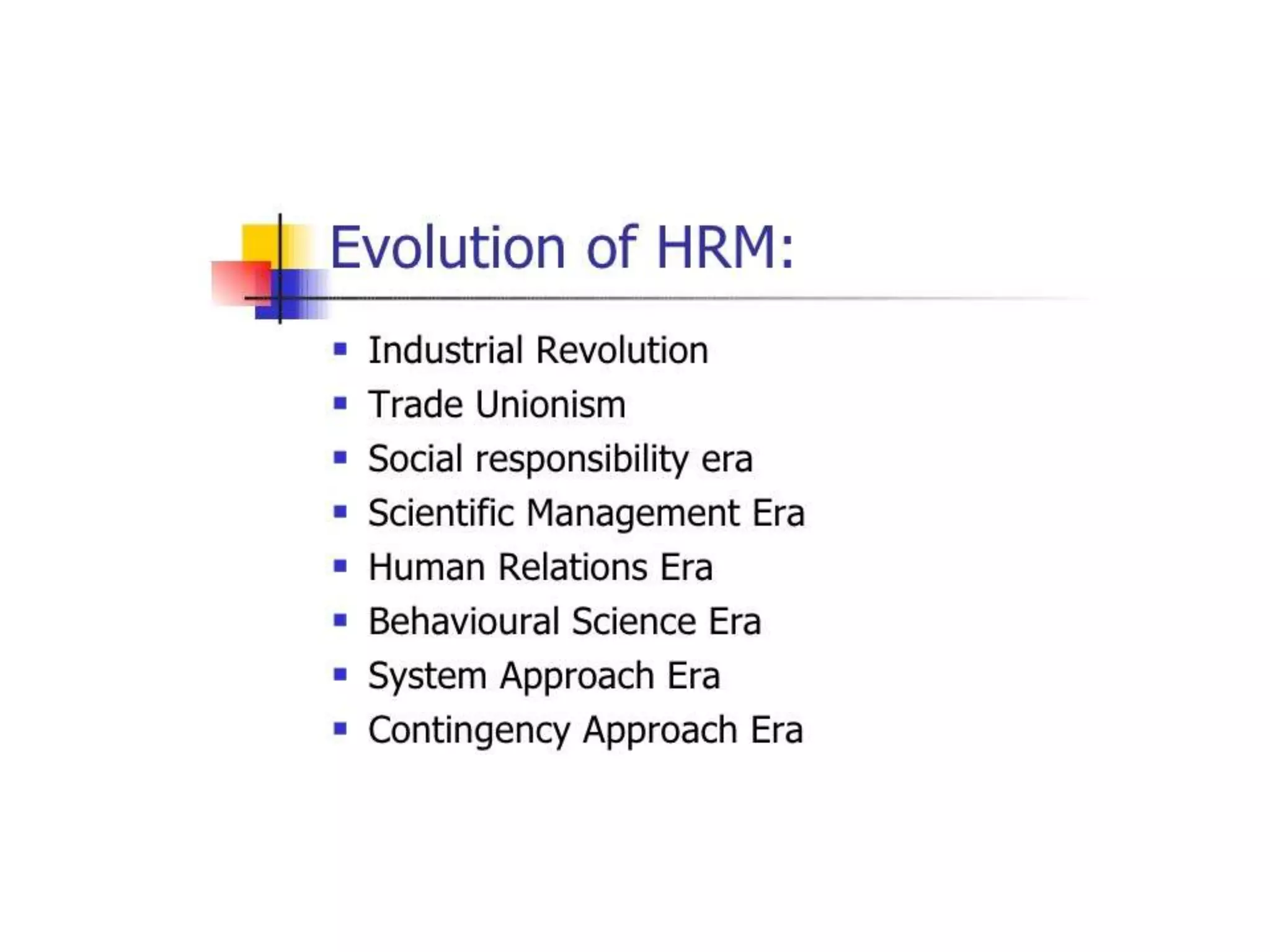Evolution of hrm | PPTX