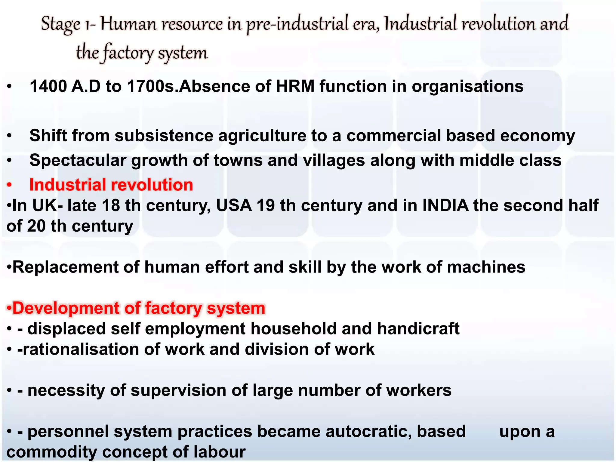 Evolution of hrm | PPTX