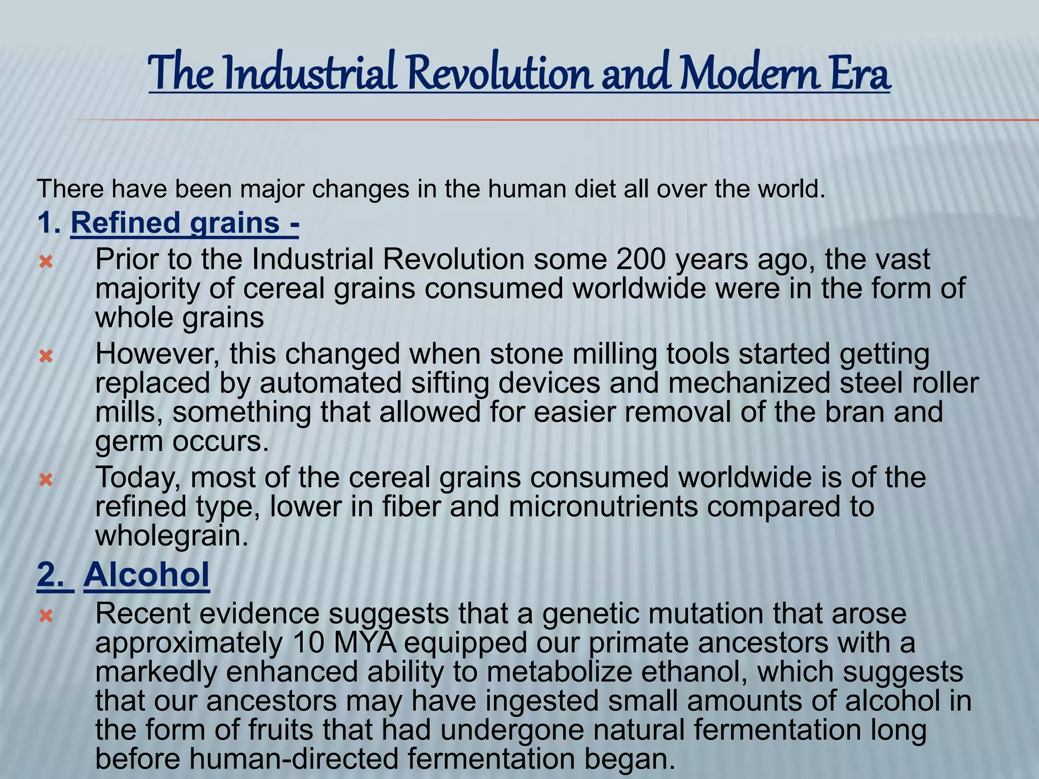 Evolution of human diet | PPTX