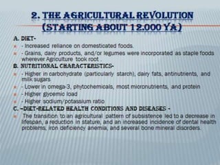 Evolution of human diet | PPTX