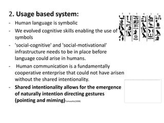 Evolution of human language final | PPTX