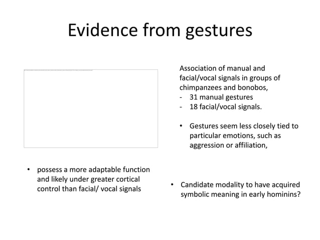 Evolution of human language final | PPTX | Genetics | Science