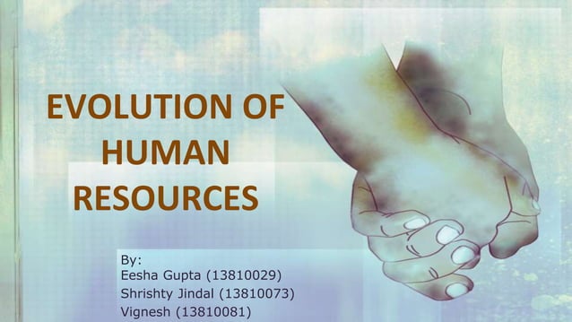 Evolution of human resources | PPTX | Science