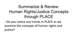 Evolution of human rights in time and place | PPTX