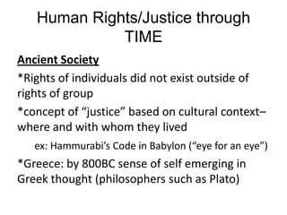 Evolution of human rights in time and place | PPTX